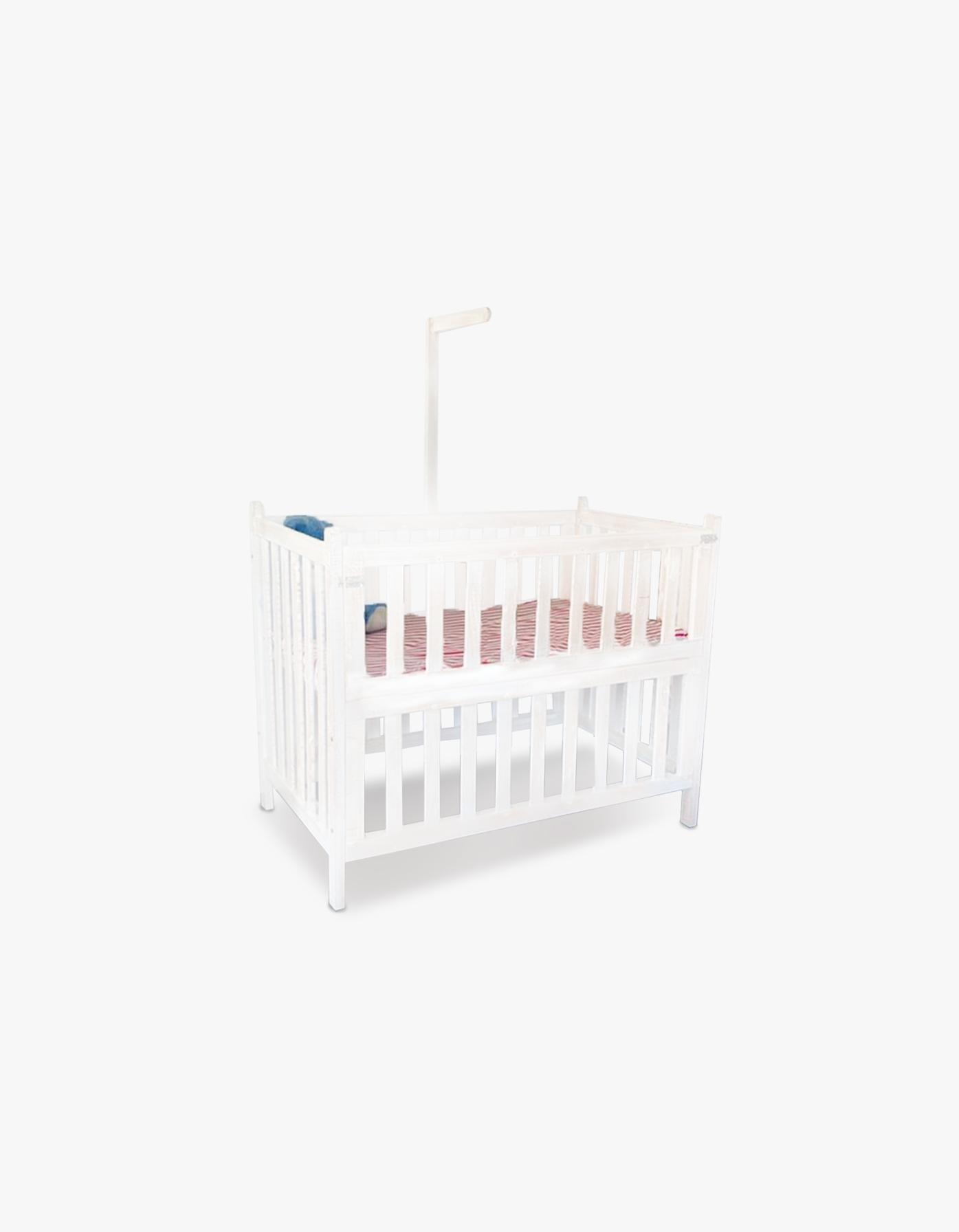 Kids Joy Baby Cot ? White - Cool Kidz
